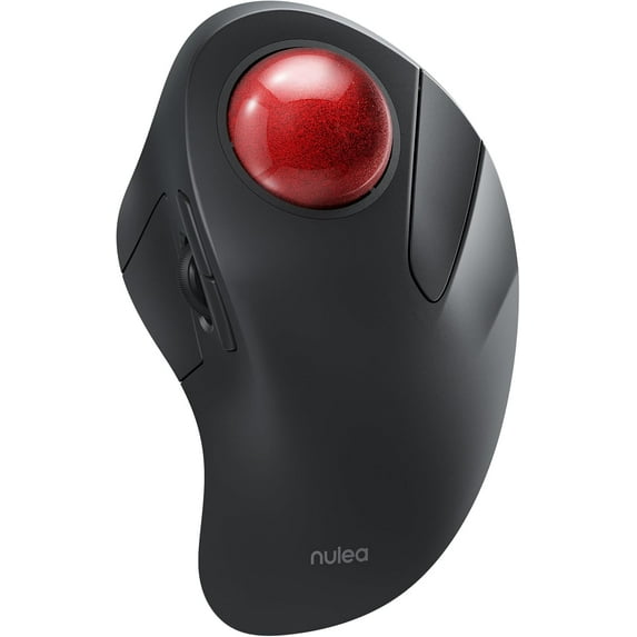 Wireless Ergonomic Trackball Mouse, Rechargeable, Bluetooth Rollerball ...