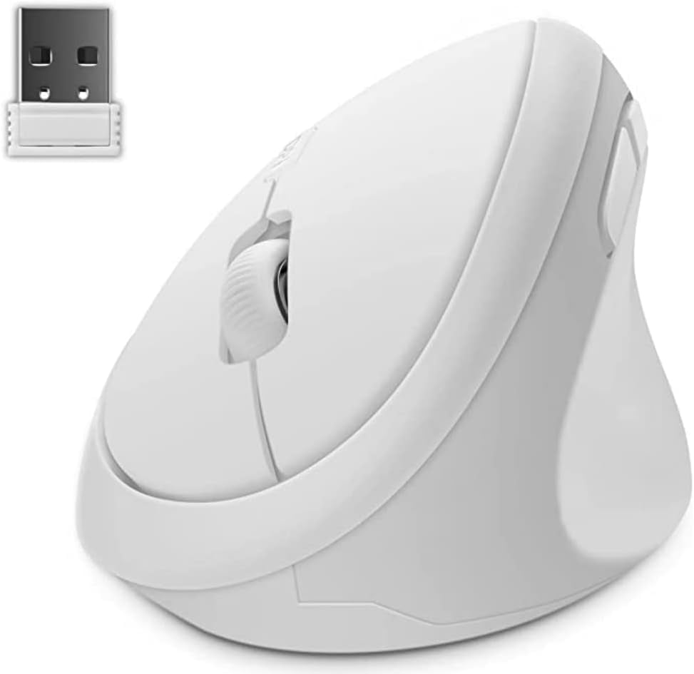 Wireless Ergonomic Vertical Mouse, 2.4G High Precision Optical Mice ...