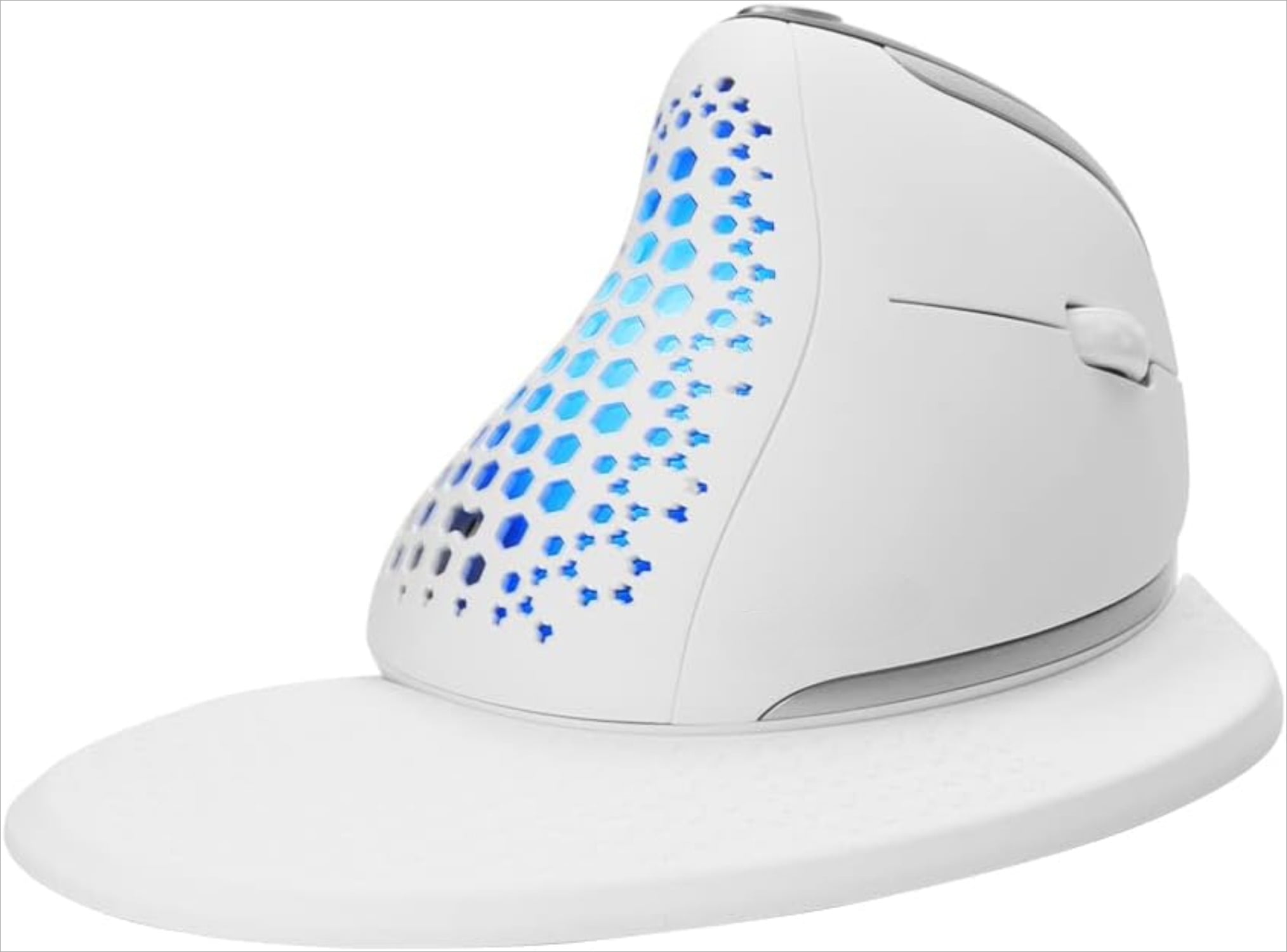 Wireless Ergonomic Vertical Mouse with OLED Screen, BT and USB Receiver ...