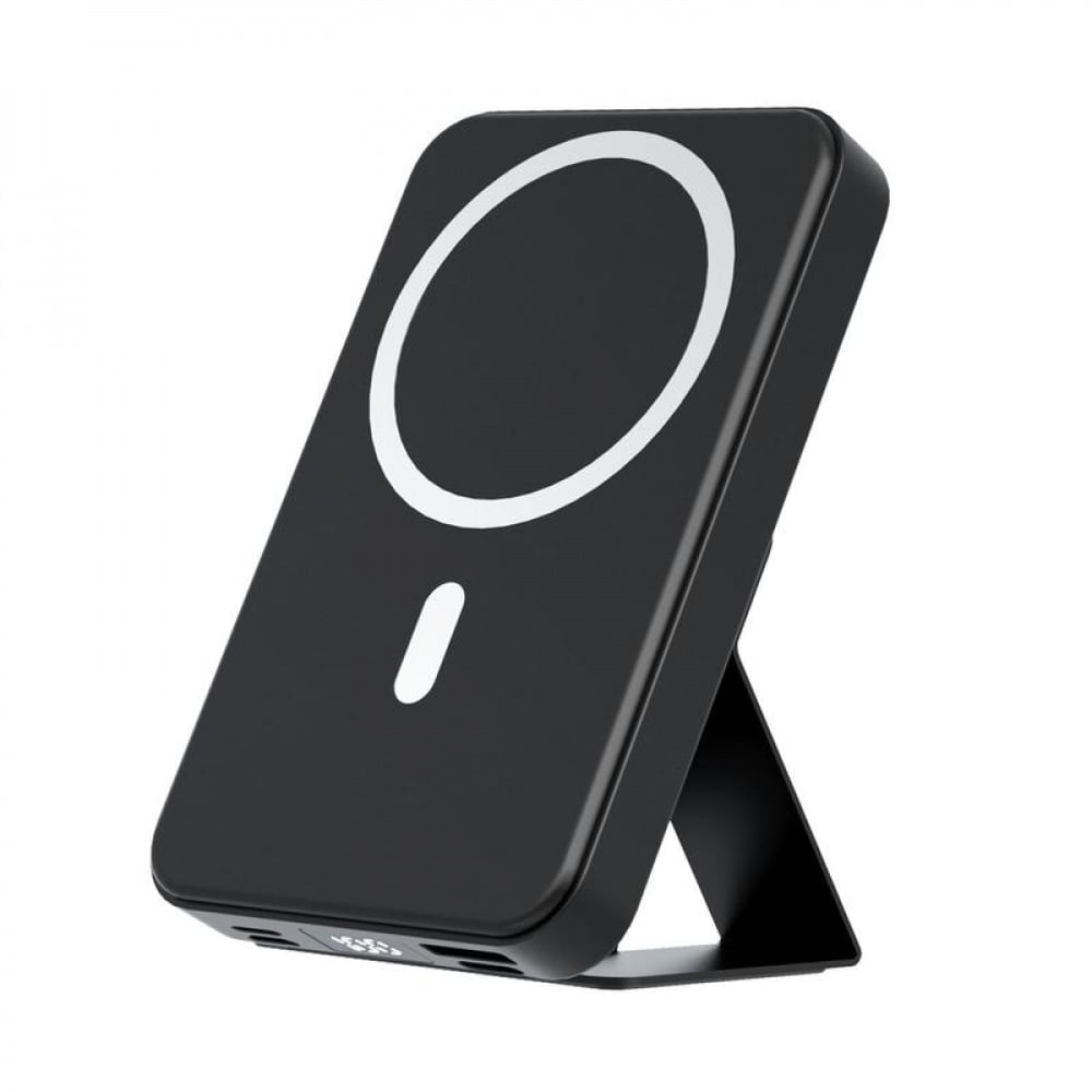 Wireless Fast Charging Power Bank, 10000mAh Portable Charger with LED ...