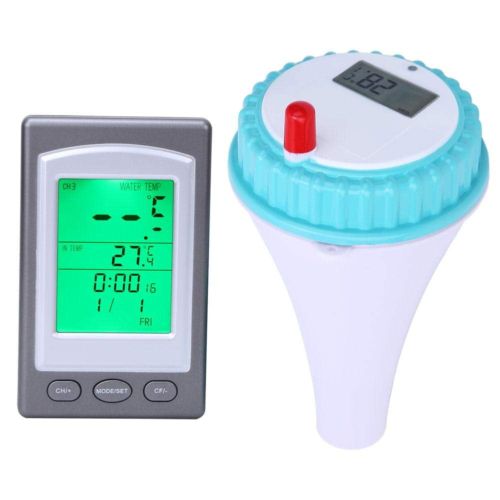Wireless Floating Thermometer, Swimming Pool Thermometer Waterproof ...