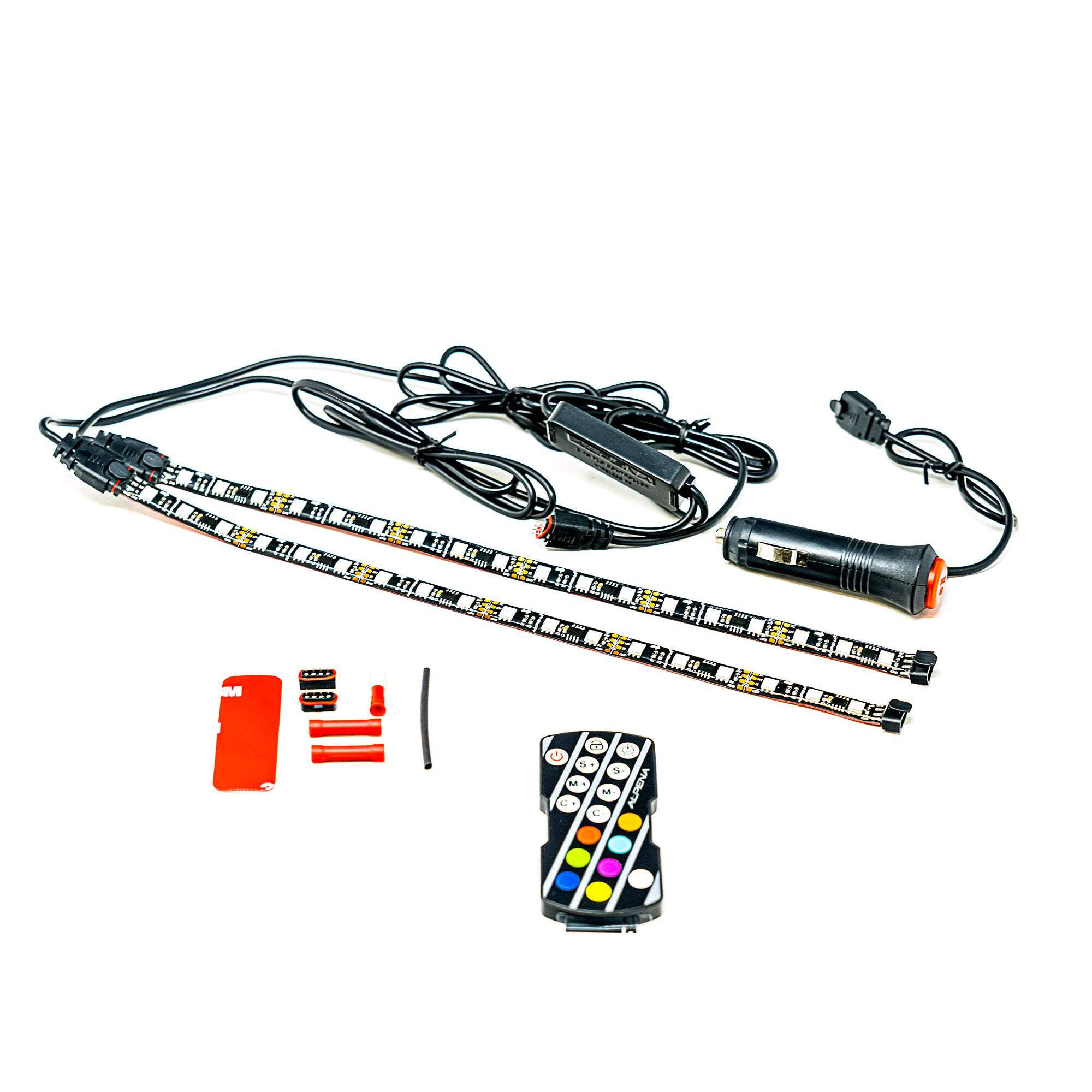 Wireless Floglo LED Light Strip Starter Kit, 2 x 12" Strips, 12V ...