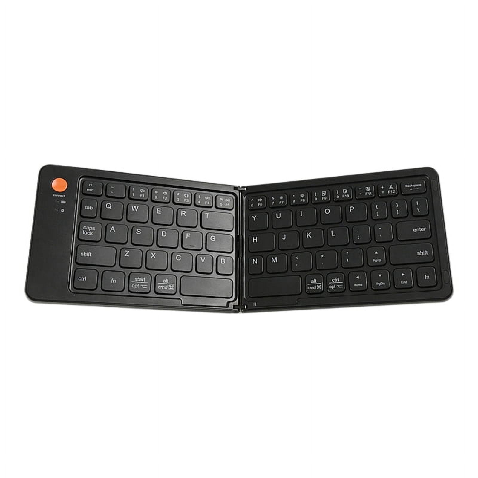 Wireless Foldable Bluetooth Keyboard Mini Portable Double Folding ...