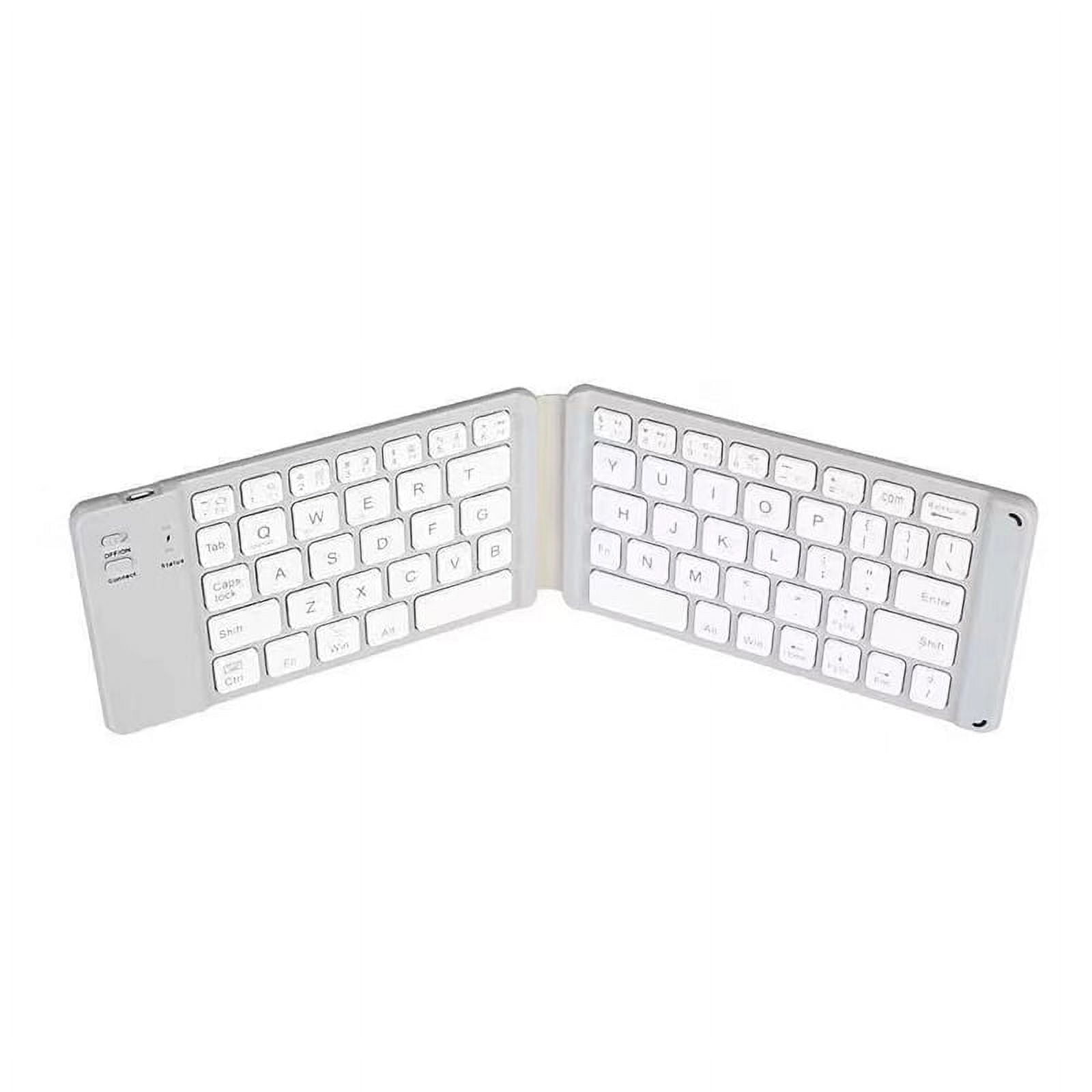 Wireless Folding Keyboard Bluetooth Keyboard With Touchpad For Windows, Android, IOS,Phone,Multi ...