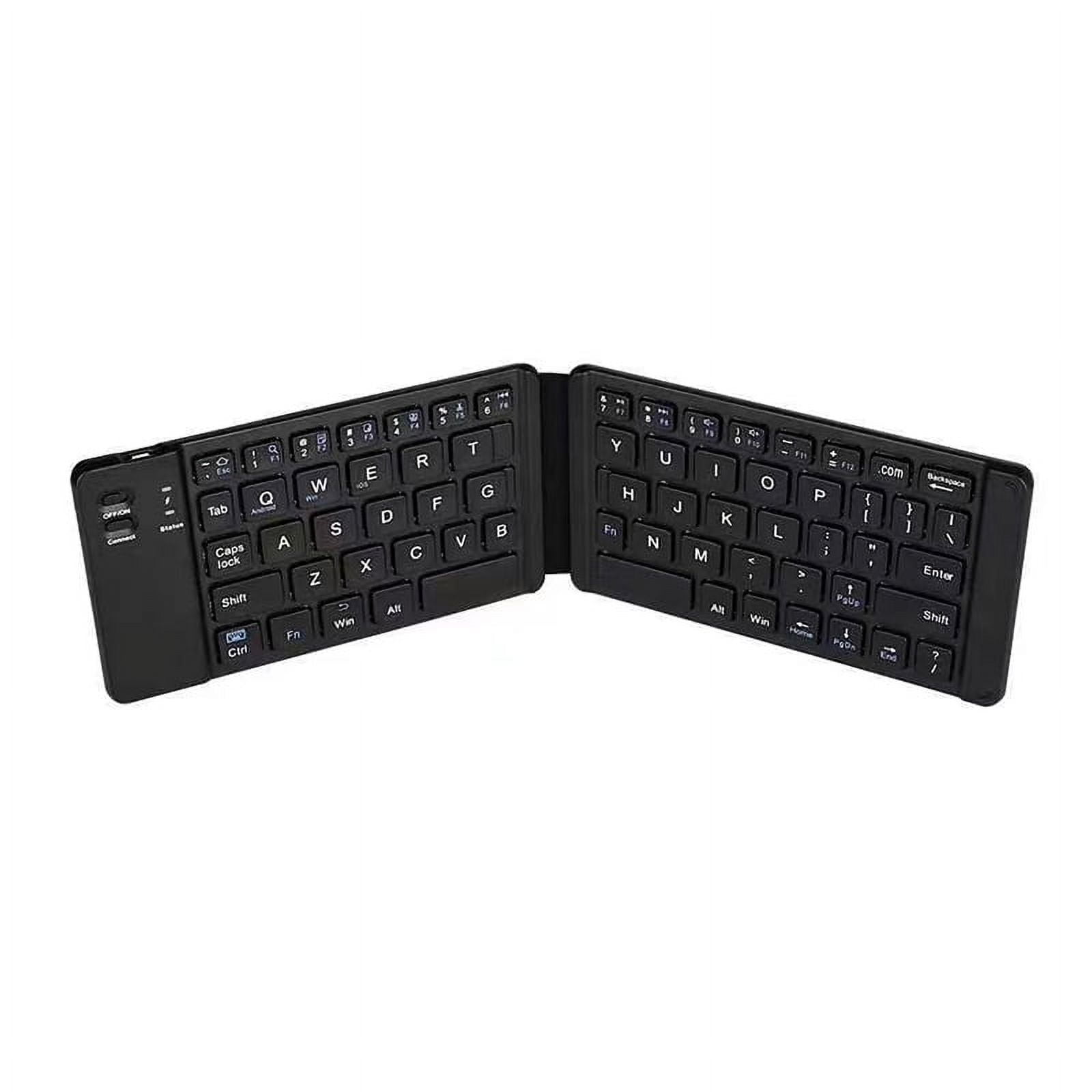 Wireless Folding Keyboard Bluetooth Keyboard With Touchpad For Windows, Android, IOS,Phone,Multi ...