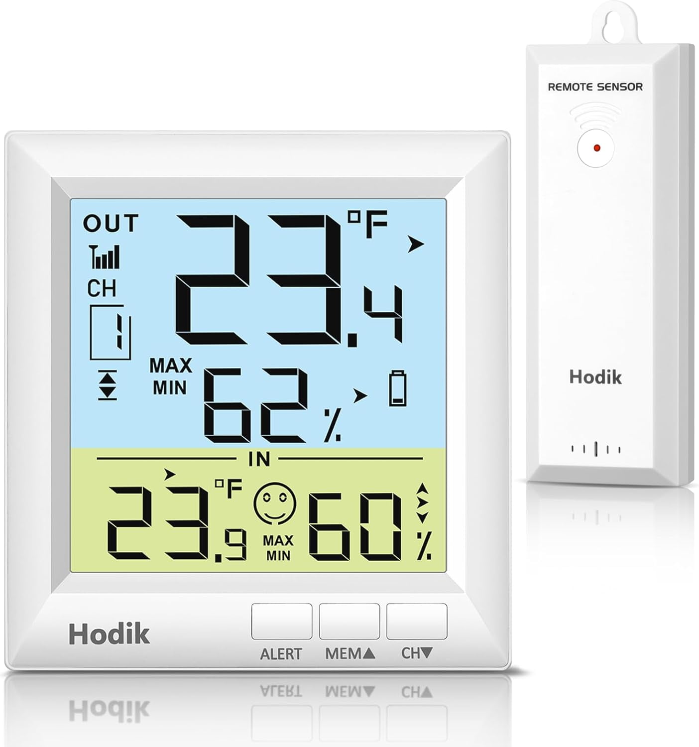 Wireless Freezer Thermometer with Alarm Refrigerator Thermometer ...