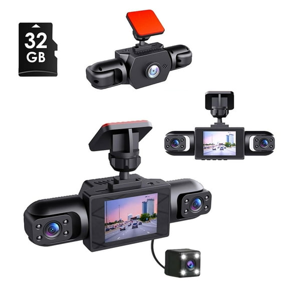 Wireless Full View Car Dashcam System, 360° Car DVR WiFi 4 Channels ...