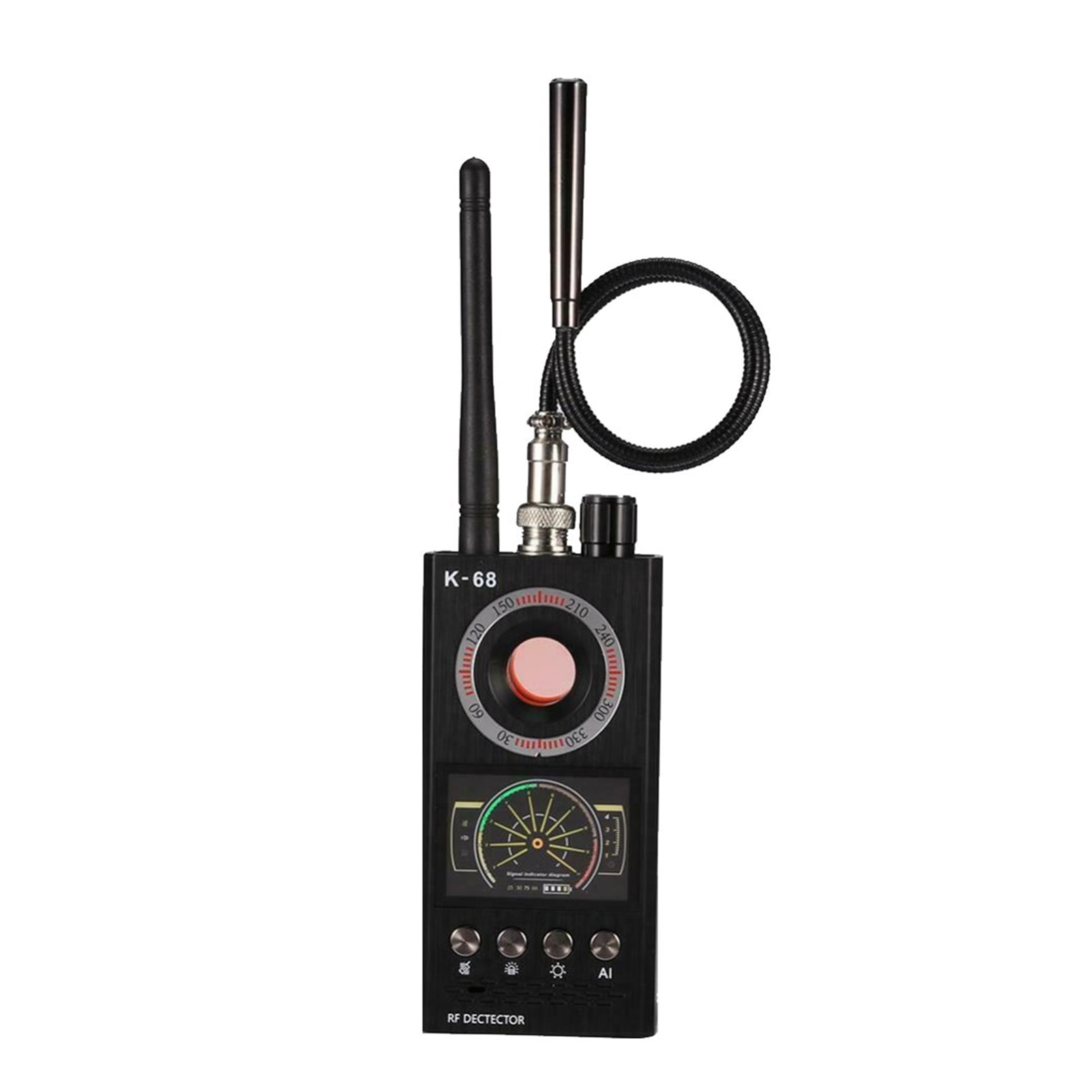 Wireless GPS Signal Finder G-S-M R-F Bug Eavesdroped Detector Anti-Spy ...