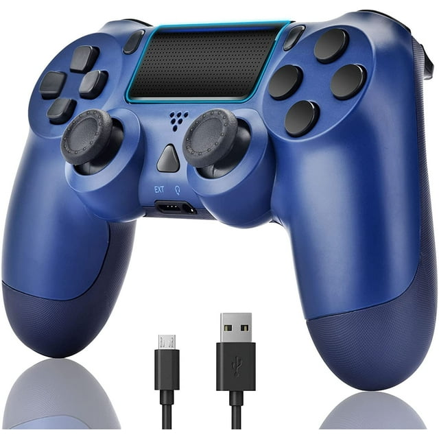 Wireless Game Controller for PS4/Slim/Pro with Updated Joystick ...