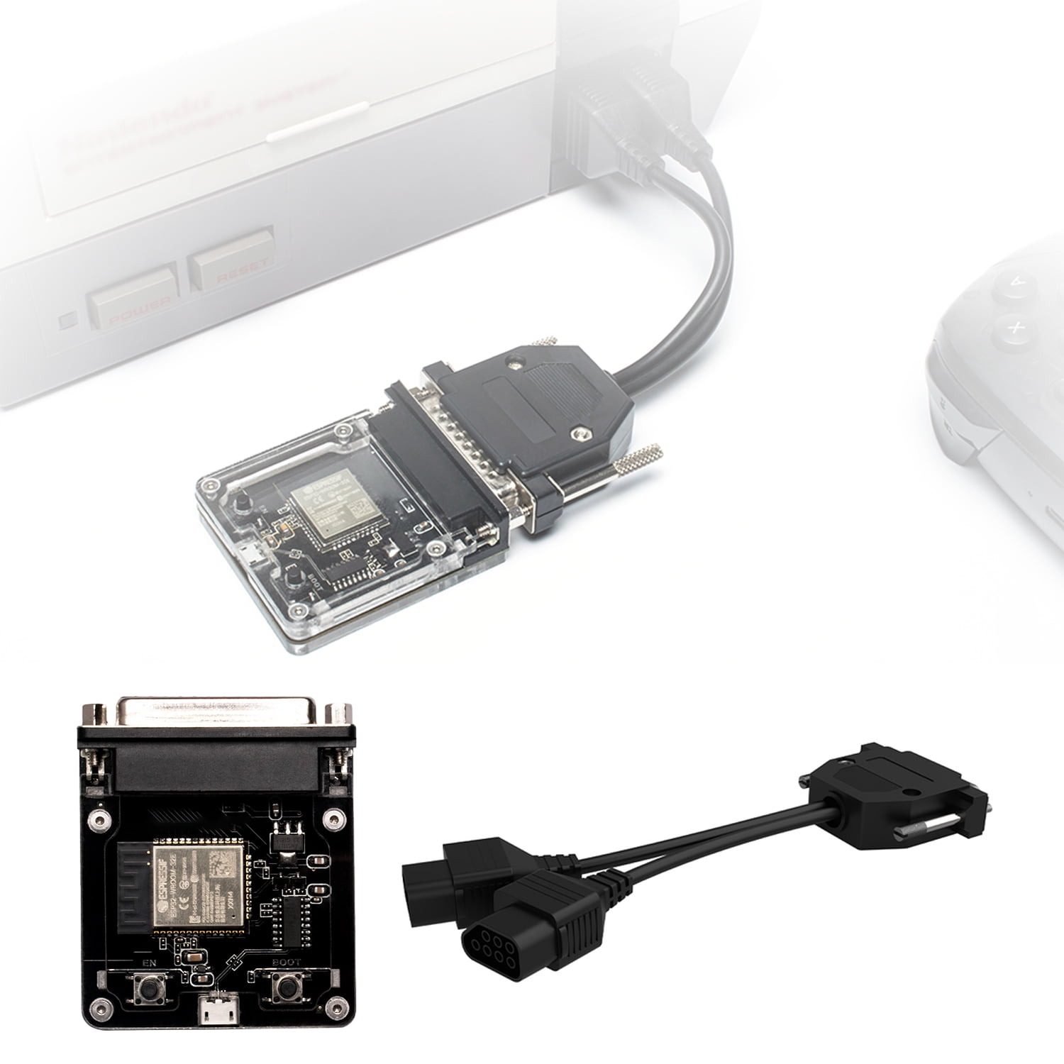 Wireless Game Controller Converter Adapter PS2 Accessories Game Console ...