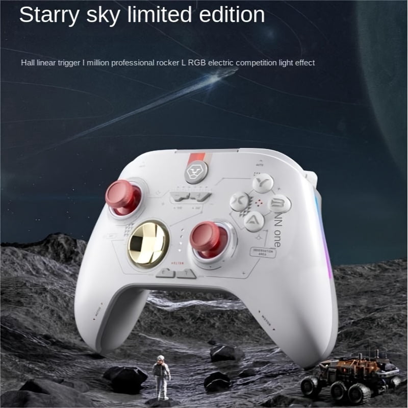 Wireless Game Controller with Hall Effect Joystick and Trigger ...