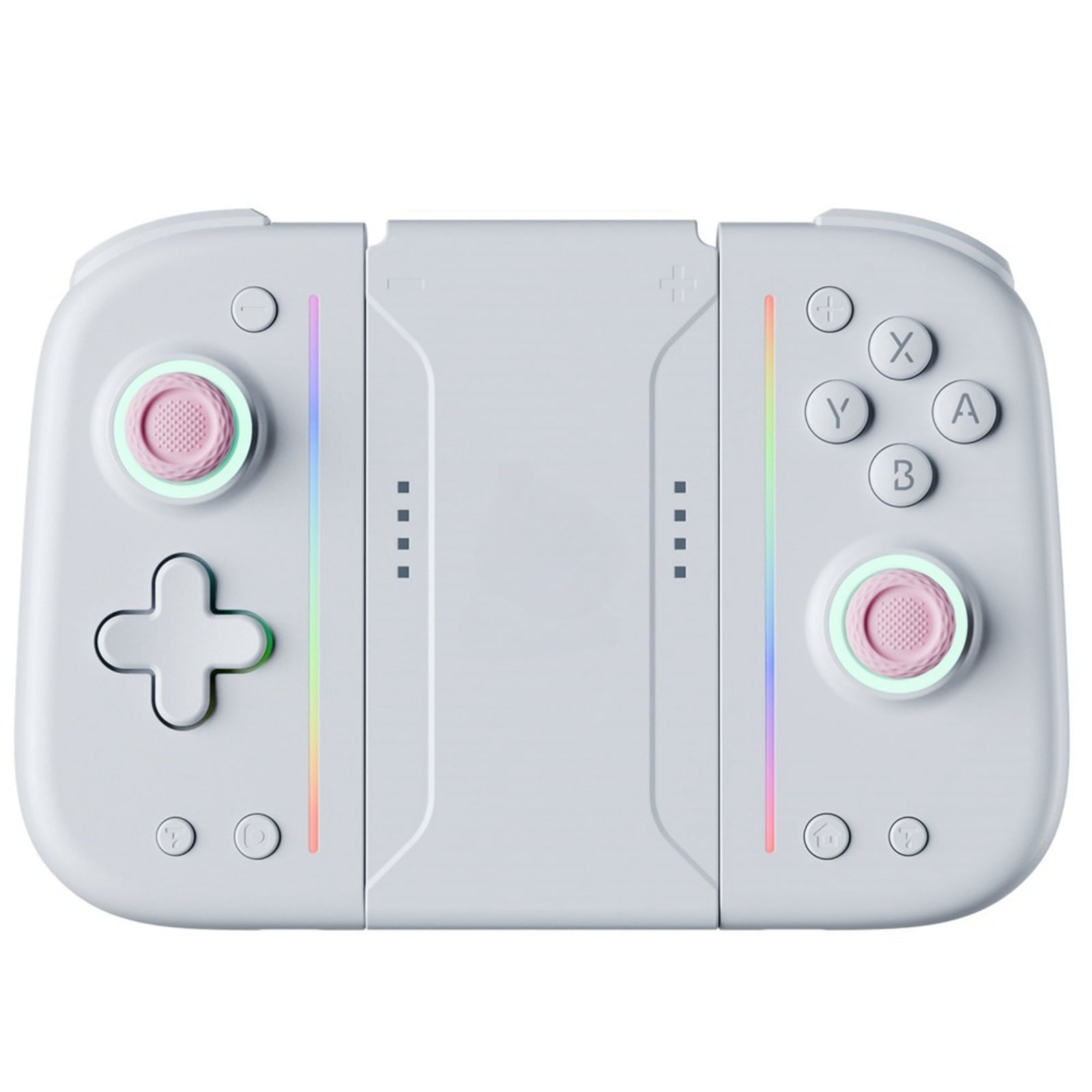 Wireless Game Controller for Switch/Lite/OLED, with Wake-up Function, Dual Motor Vibration, RGB ...