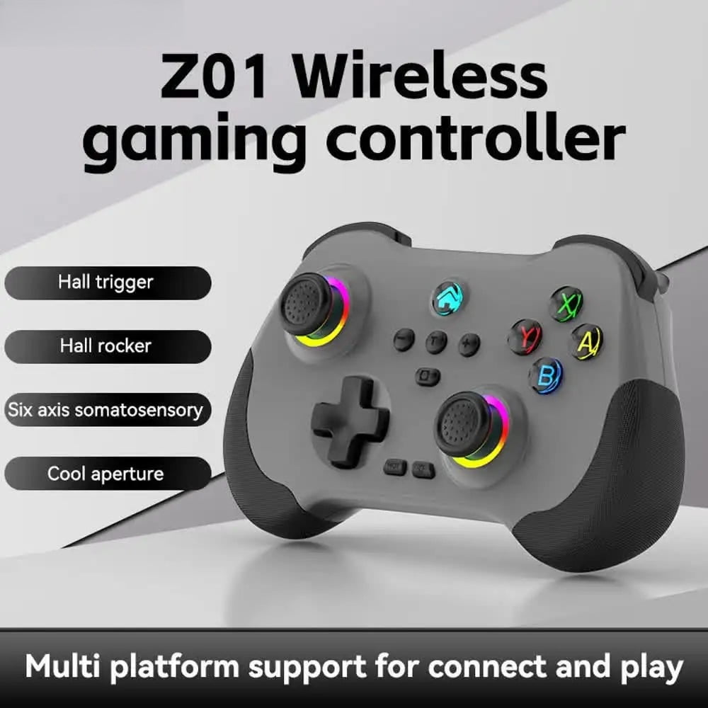 Wireless Gamepad Gaming Controller Wake Up Joystick 6-Axis Gyro ...