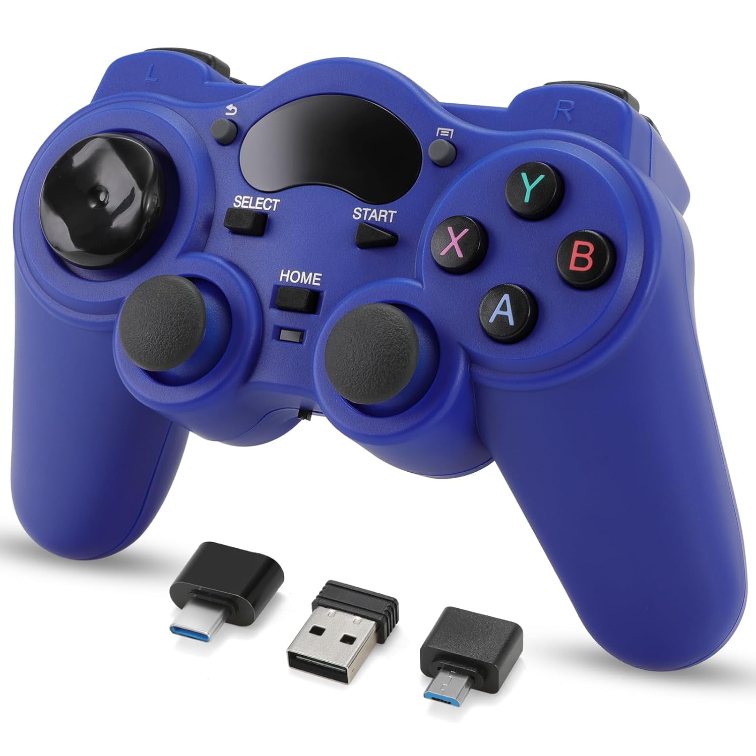 Wireless Gamepad for PC Laptop Android Steam – Blue USB & Bluetooth ...