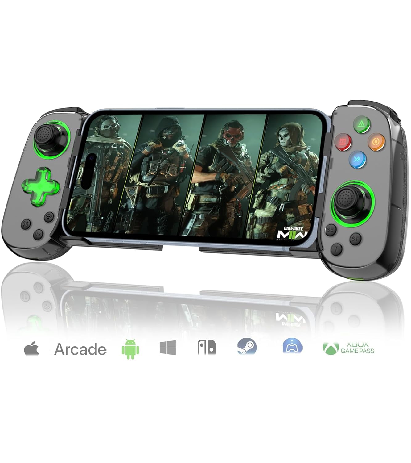 Wireless Gaming Controller for IPhone/iPad/iOS/Android Phone/Tablet/PC ...