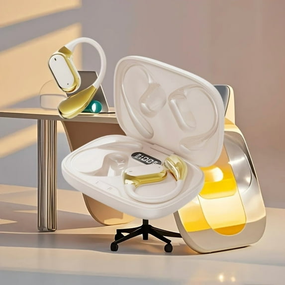 Wireless Gaming Earbuds with Digital Display Case, Hi-Fi Sound, Low ...