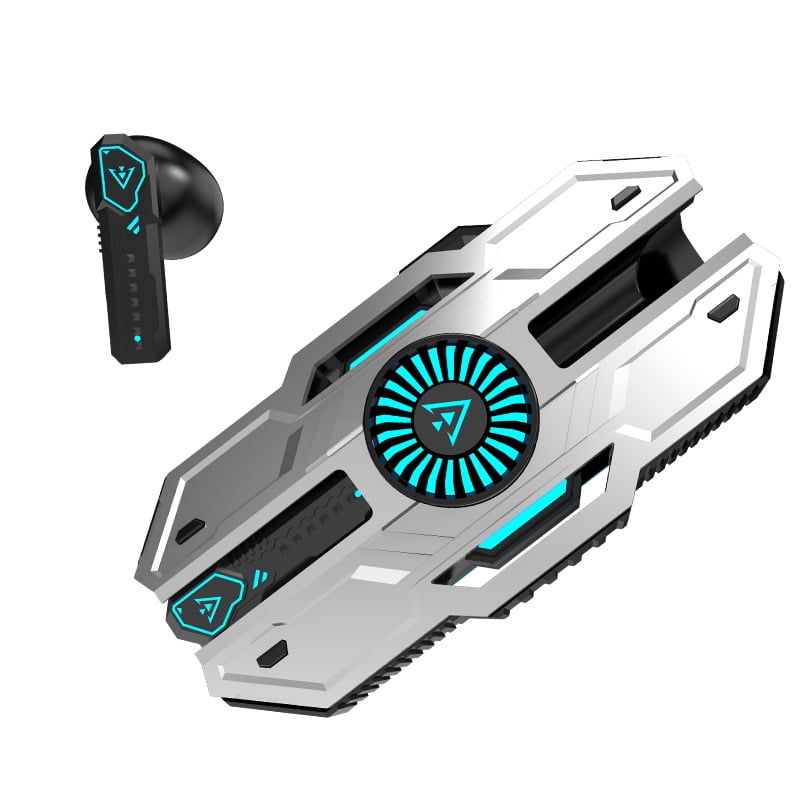 Wireless Gaming Earphone TWS Bluetooth 5.3 Low Latency Mecha Style ...