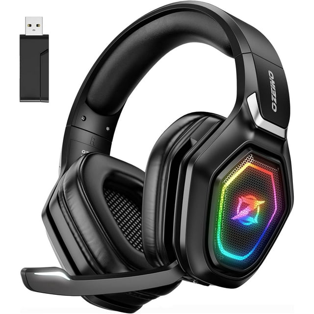 Wireless Gaming Headset 2.4GHz USB & Type-C Low Latency Gaming ...