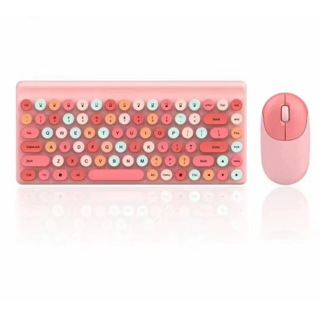 Wireless Gaming Keyboard and Mouse Kits for Desktop Computer 86-Key ...