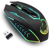 UHURU Wireless Gaming Mouse with Side Buttons, USB Rechargeable, Up to ...