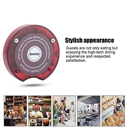 Wireless Guest Queue Calling Pagers System,10 pcs/Pack Long Distance ...