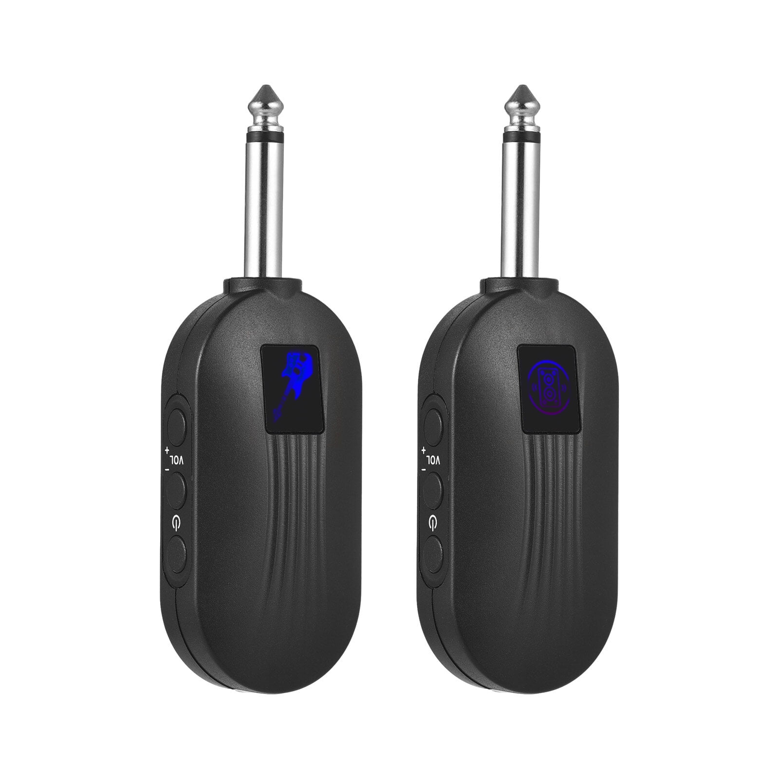 Wireless Guitar System Transmitter Receiver 2.4MHz Rechargeable Piano ...