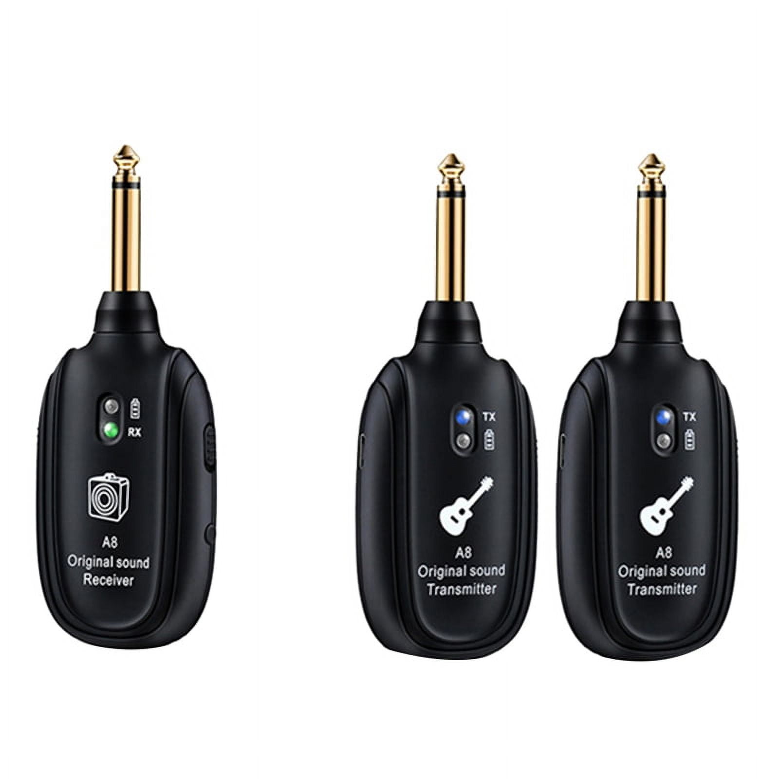 Wireless Guitar System UHF Audio Wireless Transmitter Receiver for ...
