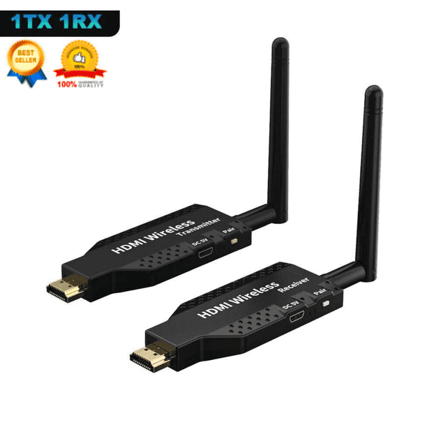 Wireless HD Extender Wireless and Receiver 50M 1080P HD Video to TV ...