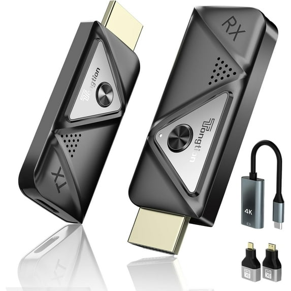 Wireless HDMI Transmitter and Receiver, 4K Decode 1080P Portable ...