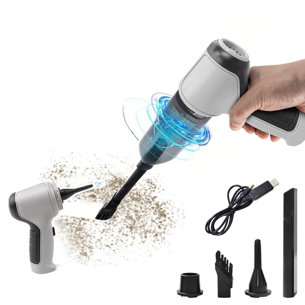KANCOKIT Portable Wireless Handheld Car Vacuum Cleaner, 3-in-1 9KPA ...