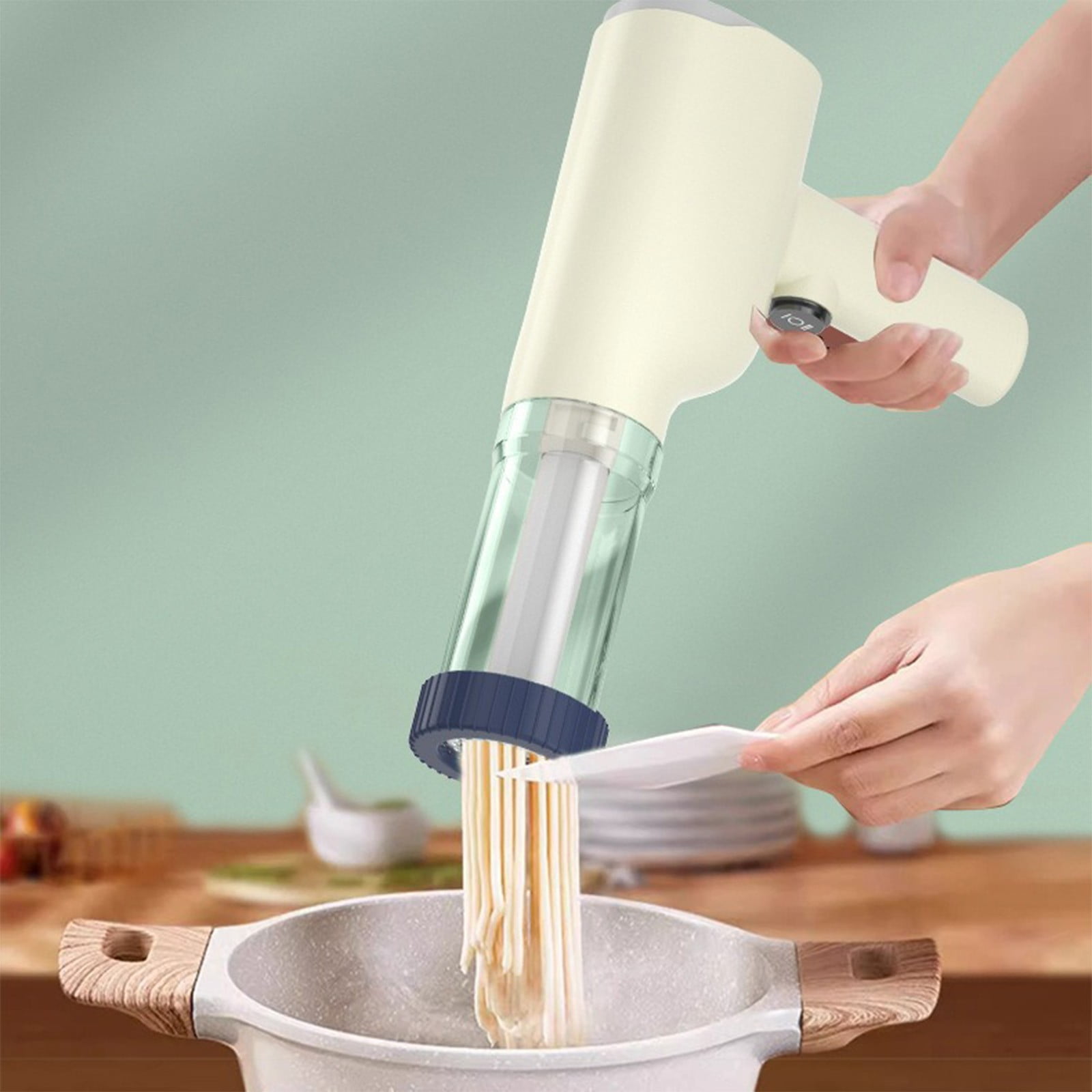 Wireless Handheld Noodles Machine with 6 Interchangeable Molds ...