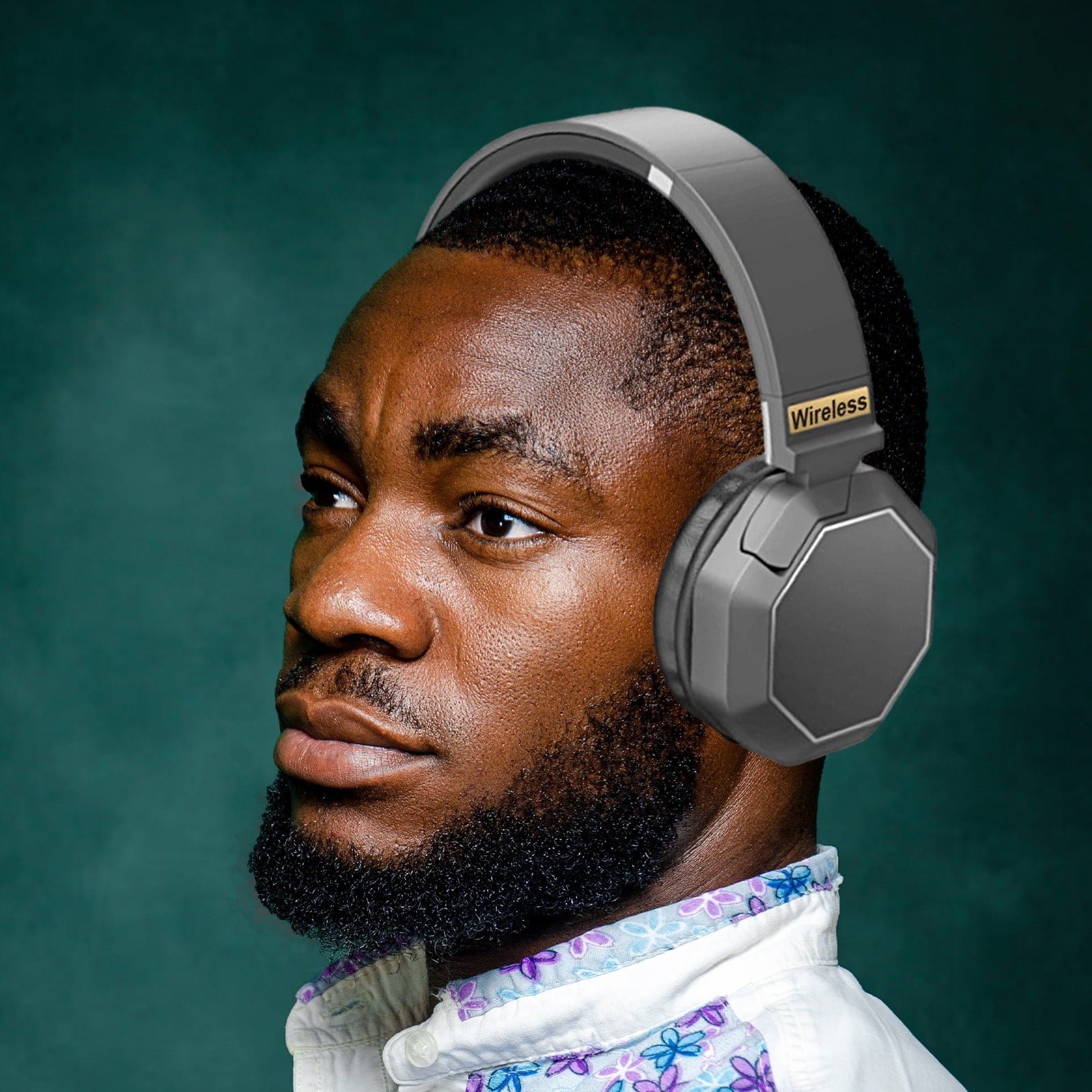 Wireless Headphones Bluetooth Earphone HIFI Stereo Headset BASS Mode ...