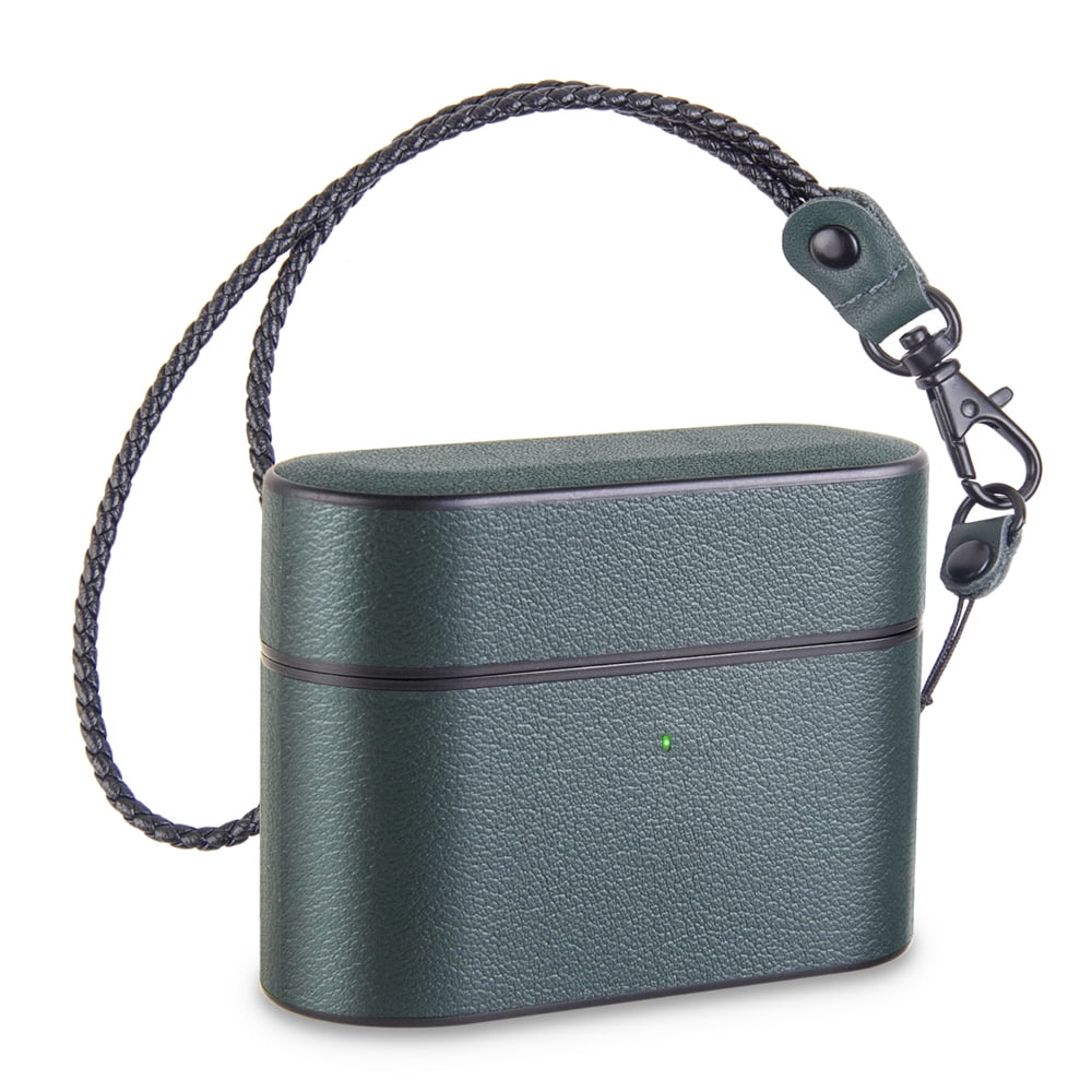 Wireless Headphones Leather Case for AirPods Pro Support Wireless ...