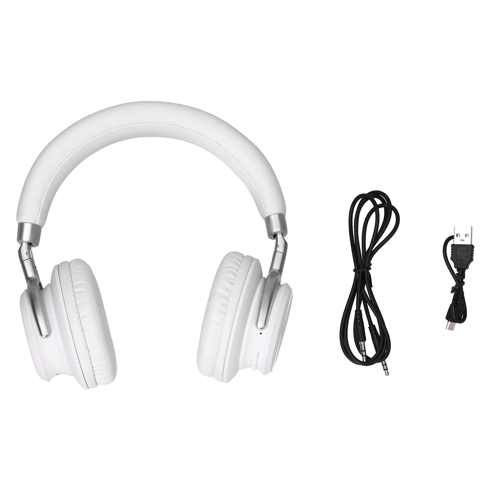 Wireless Headset Bluetooth 5.0 Stereo Headphones with 3.5mm Audio Cable ...