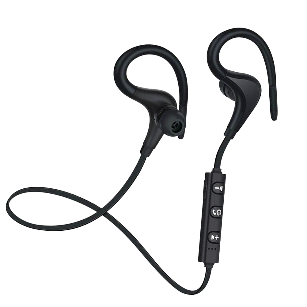 Wireless Headset Phones Ear Hook Headphone Stereo Earpiece Magnetic ...