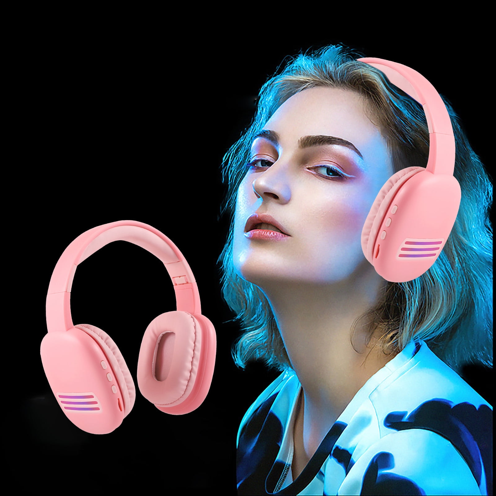 Wireless Headset with Mic for Work, Bluetooth Headset with AI Noise ...
