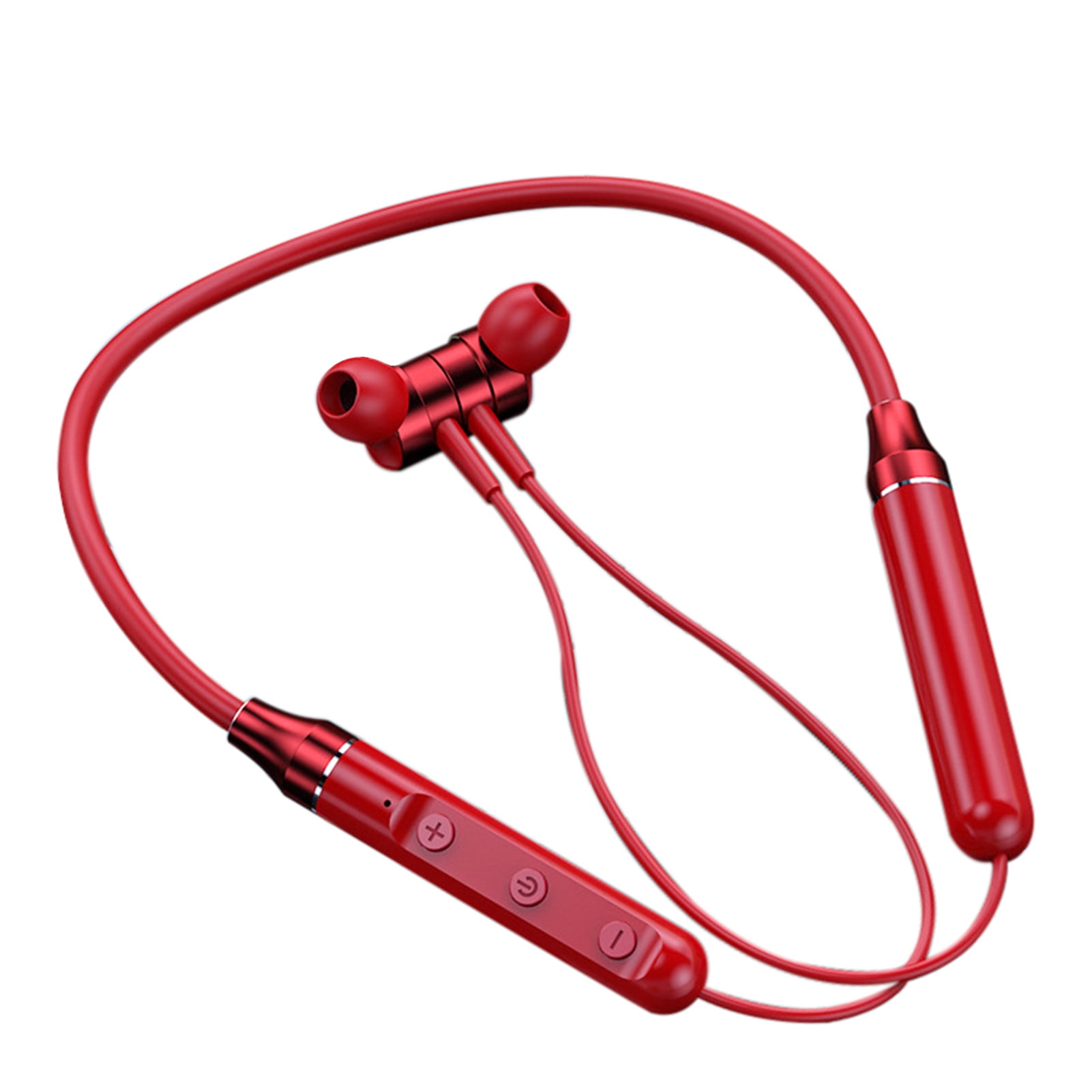 Wireless Headset Neckband BT5.1 Sports Neckband Earbuds In-Ear Deaign ...