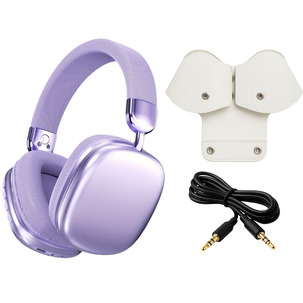 Wireless Headset, Noise Cancelling Stereo Comfortable Headset, Built-in ...