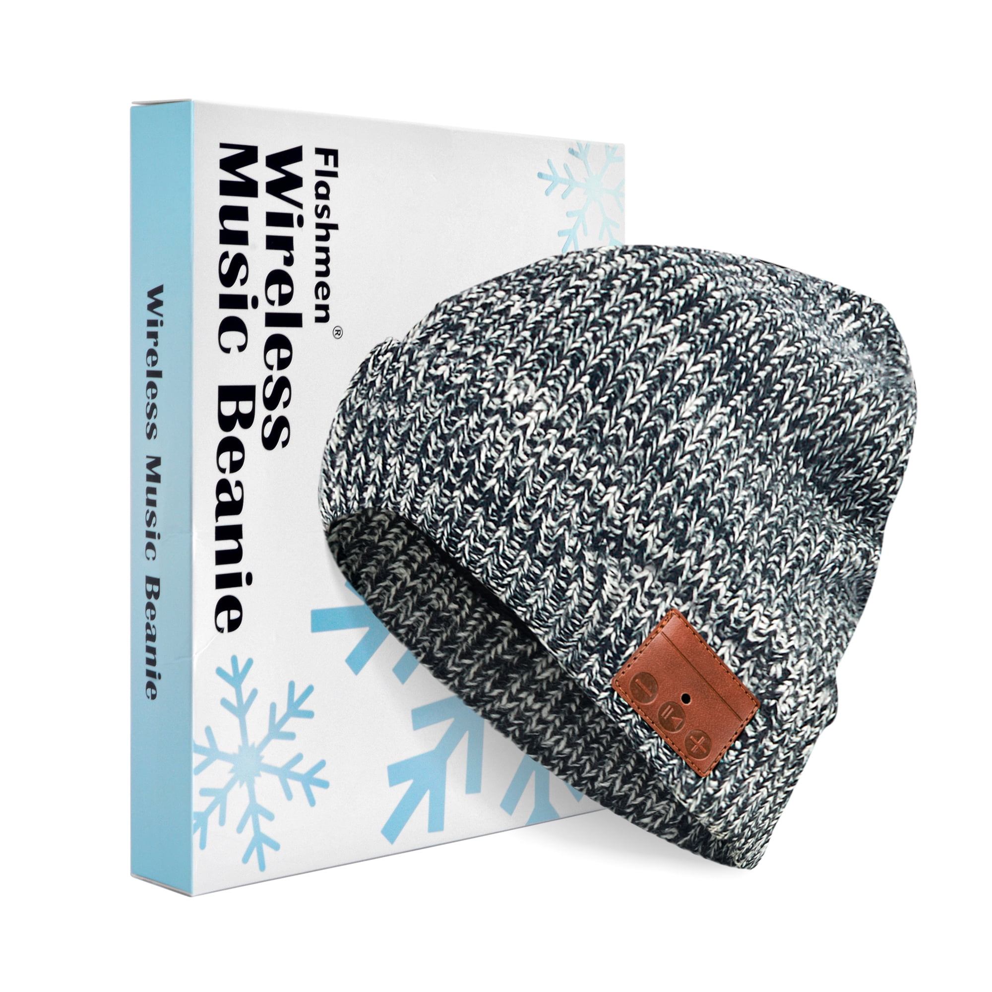 Wireless Headset Smart Cap Bluetooth Soft Warm Beanie Hat Headphone ...