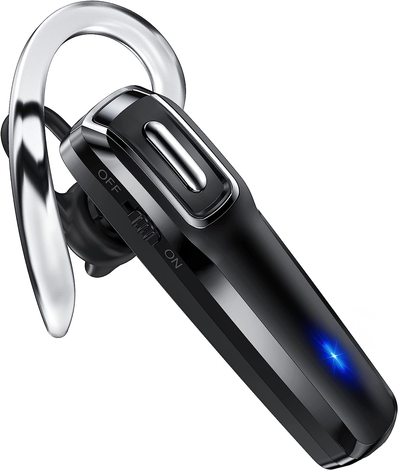 Wireless Headset, V5.0 Wireless Handsfree Earpiece with Microphone 14 ...