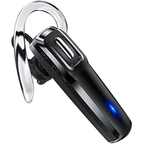 Wireless Headset, V5.0 Wireless Handsfree Earpiece with Microphone 14 ...