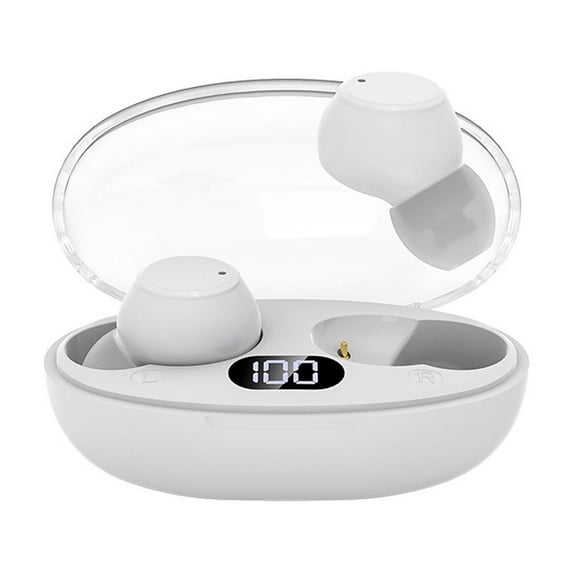 Wireless Headset with LED Display Mini Stereo Earbuds Featuring ...