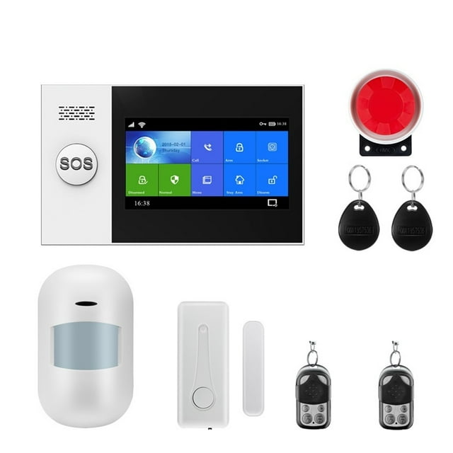 Wireless Home Security Gsm Alarm System App Control With 433mhz Motion