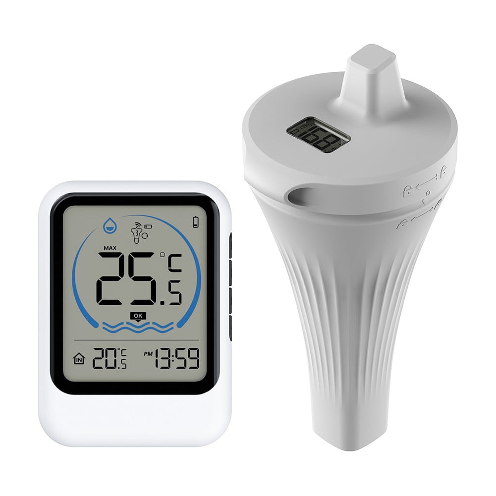 Wireless IP68 Waterproof Pool Thermometer: Accurate Temperature ...