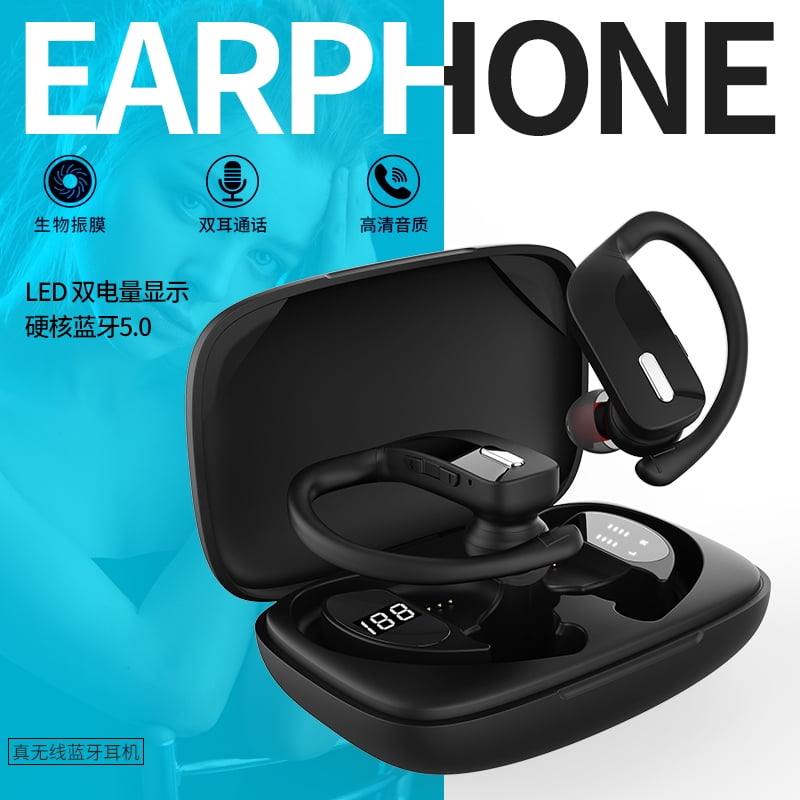 Wireless In-Ear Hook Earphones: Immersive Sound, Secure Fit - Walmart.com