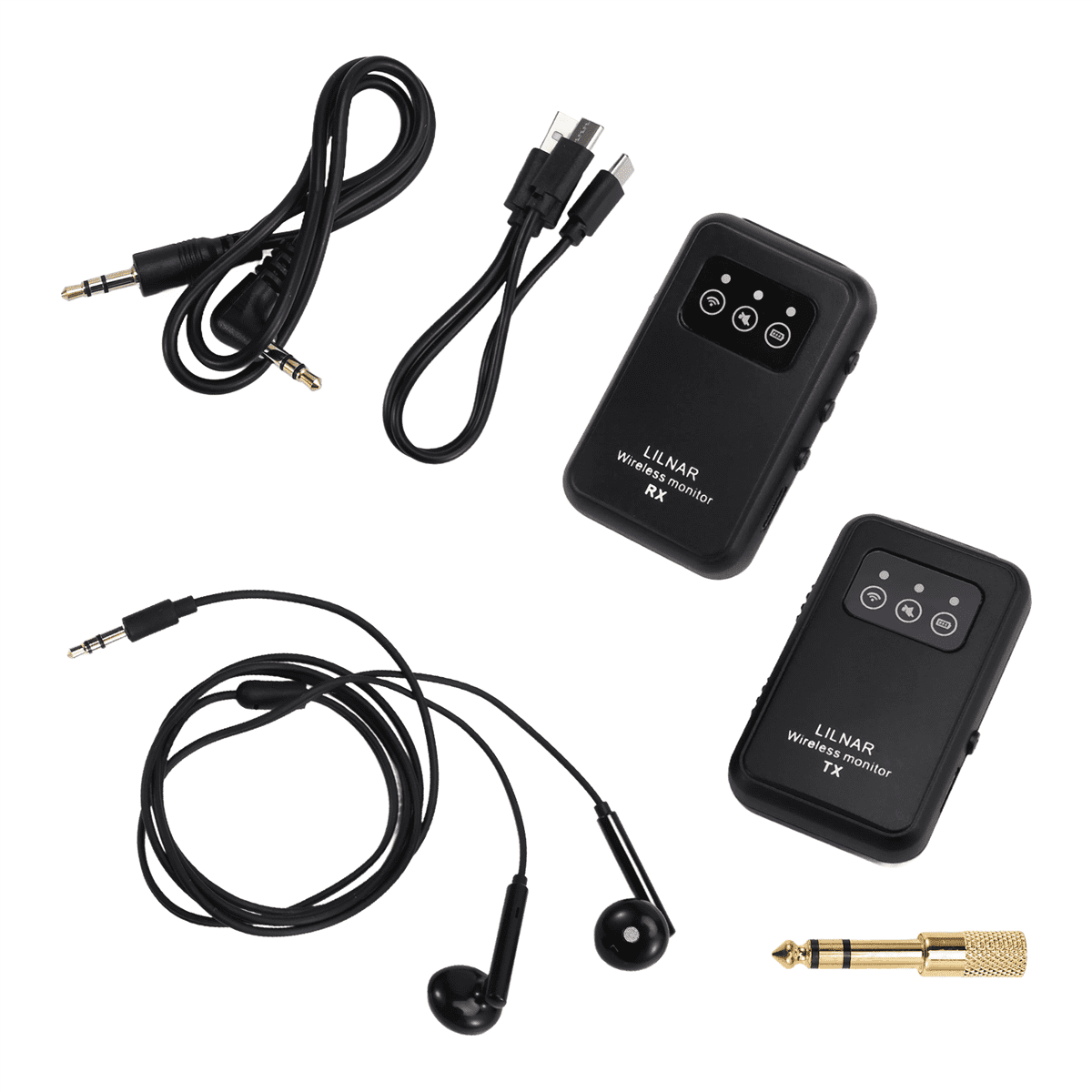 Wireless In-Ear Monitoring System Stage Playback 2.4G Headphones ...
