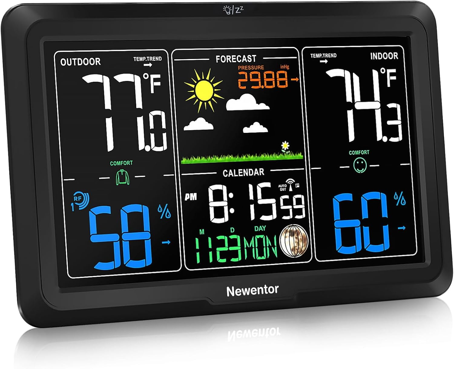 Wireless Indoor Outdoor Weather Station, Thermometer for Indoor and ...