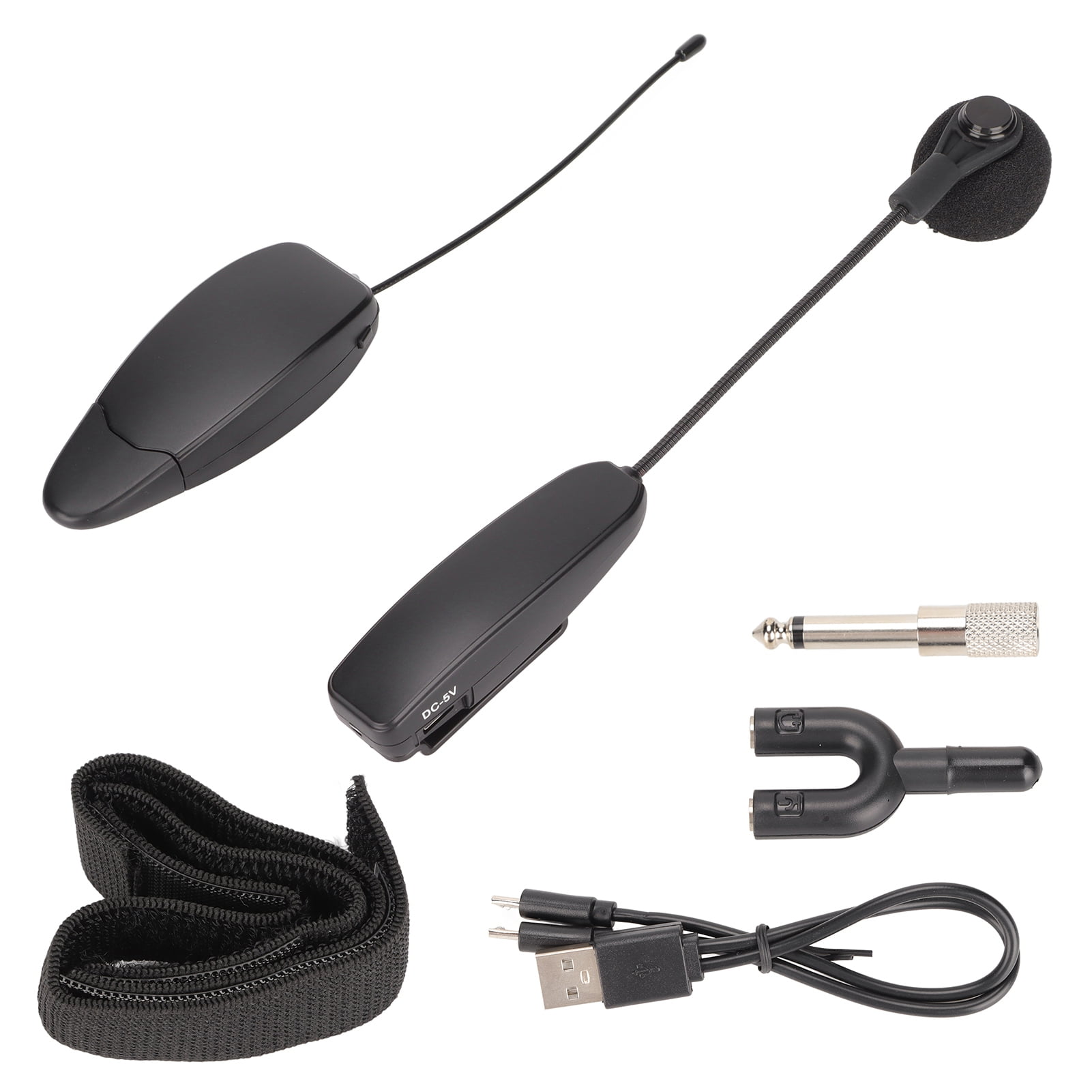 Wireless Instrument Microphone 360° Rotatable Pick Up Instrument Mic ...