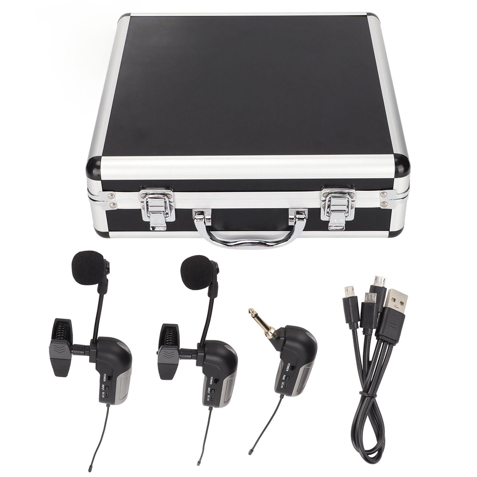 Wireless Instrument Microphone Cardioid Condenser Gooseneck Instrument ...