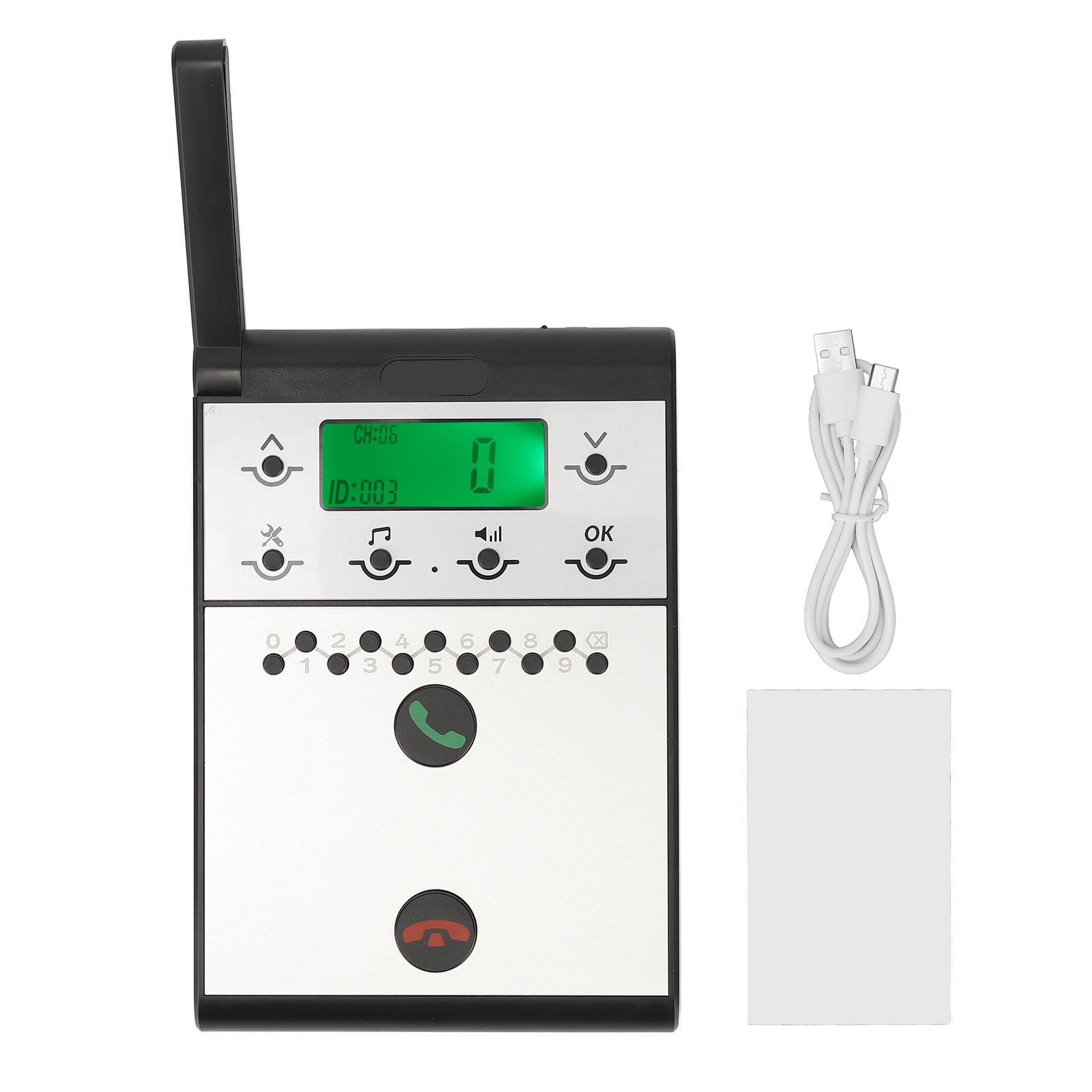 Wireless Intercom System 2km Long Range LED Screen Room to Room Sub ...